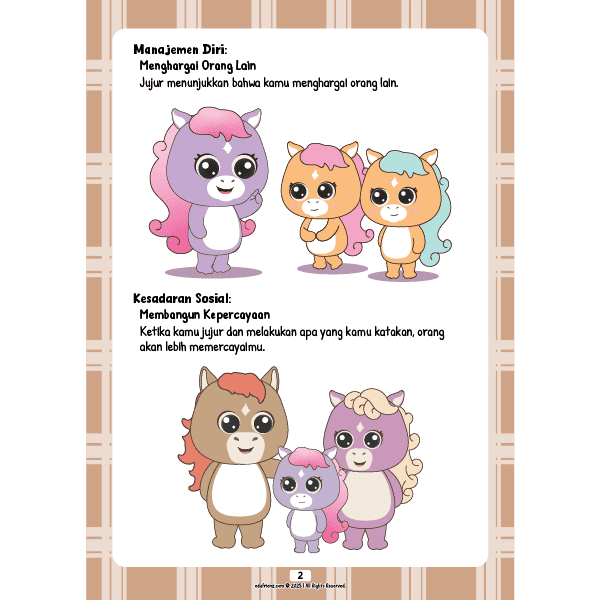Edufrienz 99 Learn About SEL Integrity Worksheet (Printable) | 12 Pages