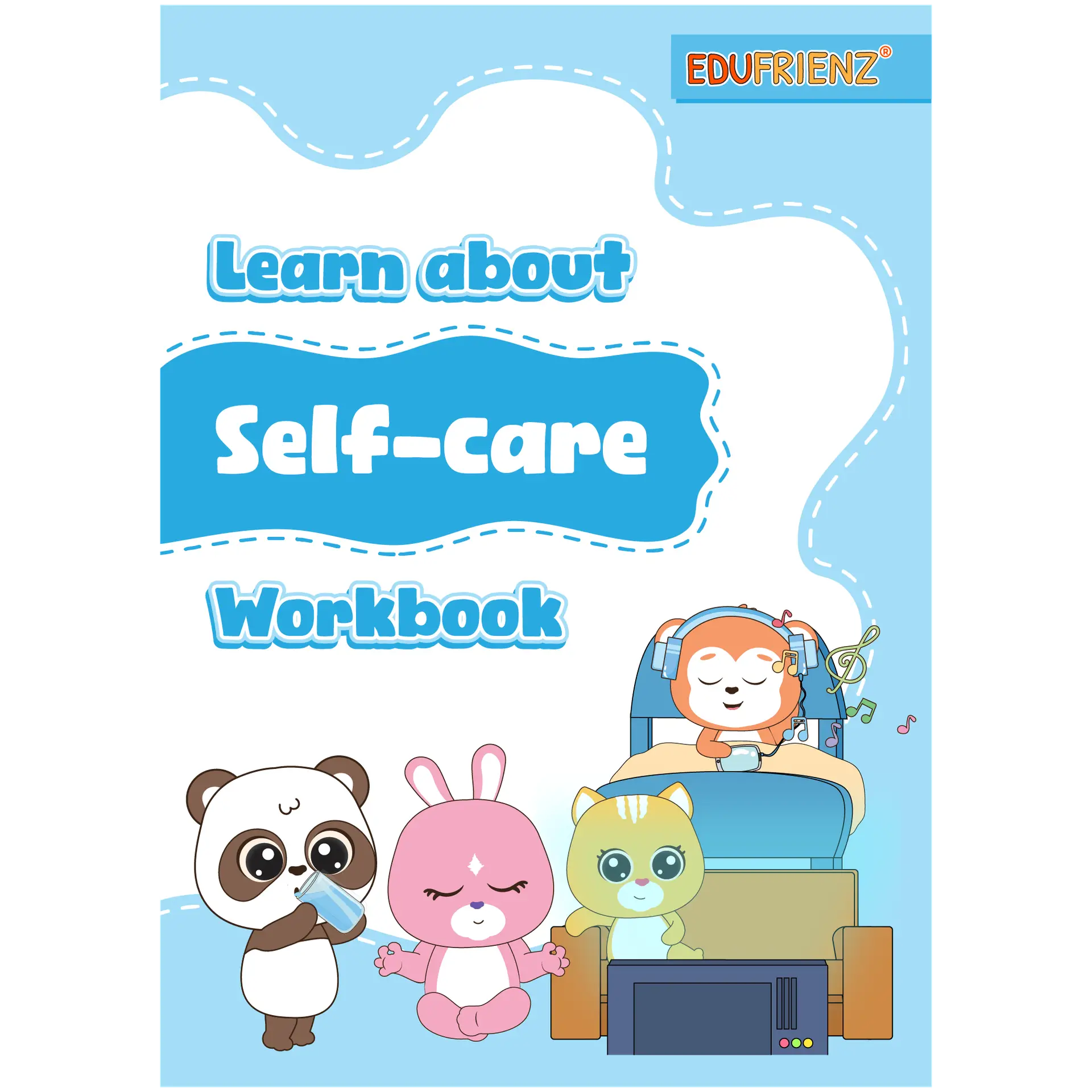Edufrienz 99 Learn About SEL Self-Care Workbook (Ages 5+) | Printable ...