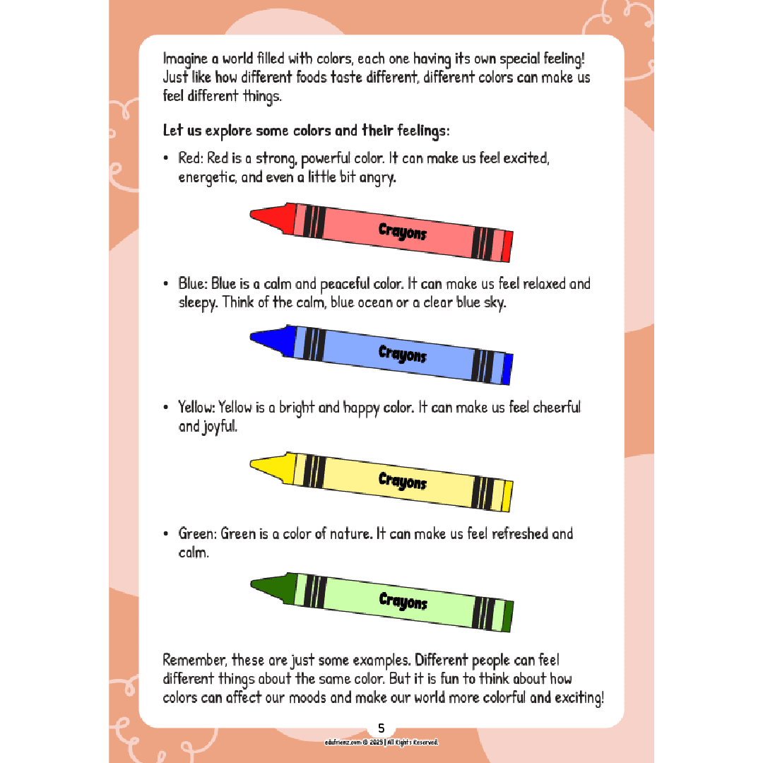 Self-Awareness Workbook for Kids | Edufrienz